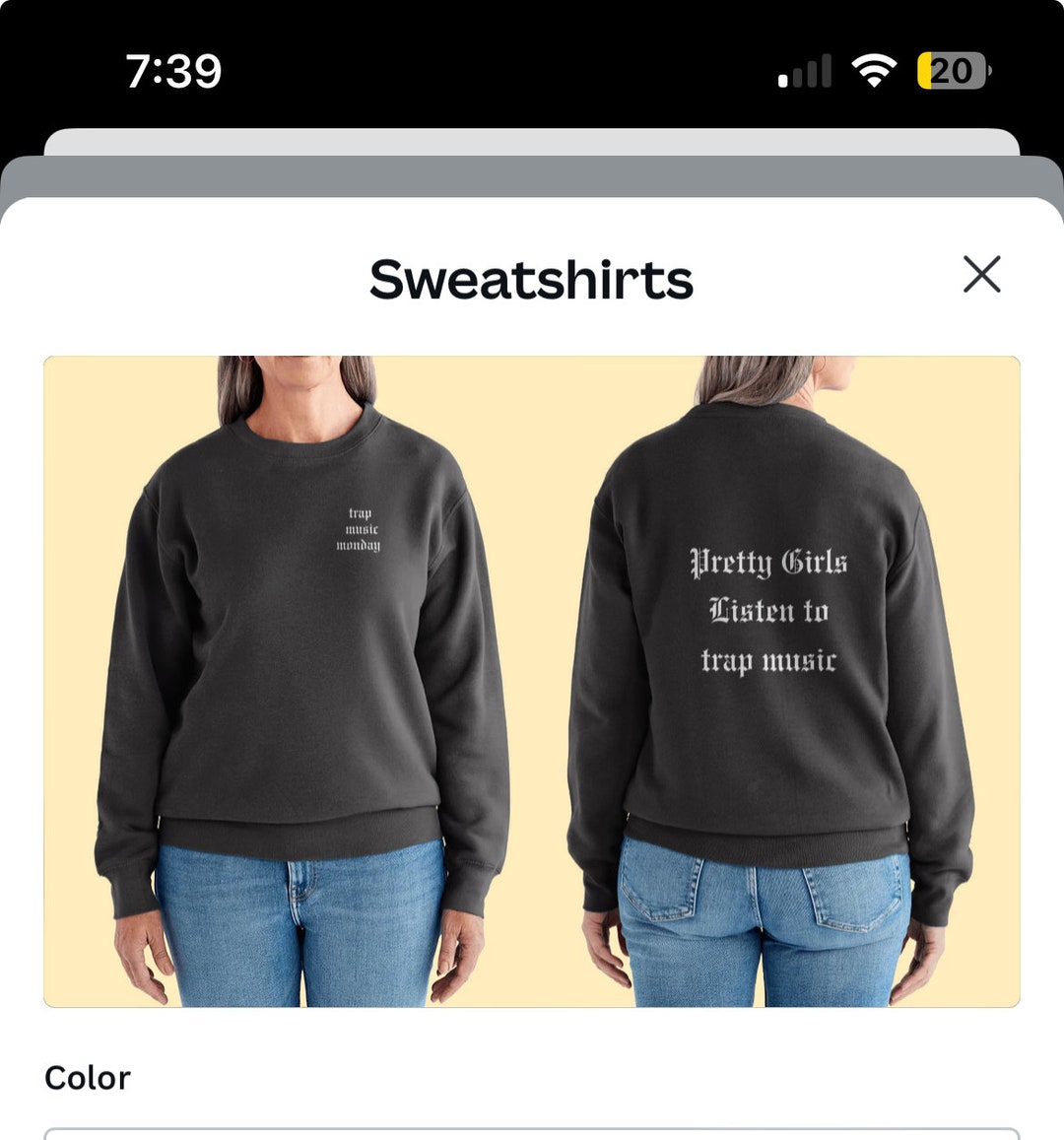 Trap Music Monday Sweatshirt - Etsy