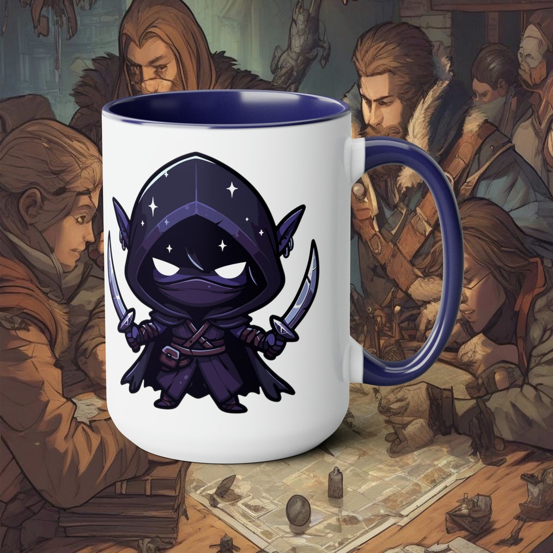 Fan Art, Dnd Rogue,two-tone Coffee Mugs, 15oz, Dnd, RPG Character Gift ...