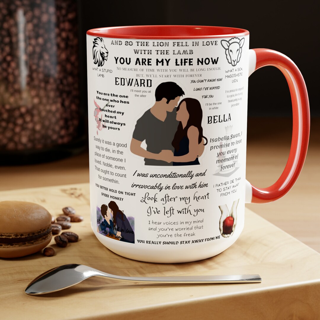 Bella and Edward Famous Twilight Quotes,new Moon Fan, Best Gift for Fan ...