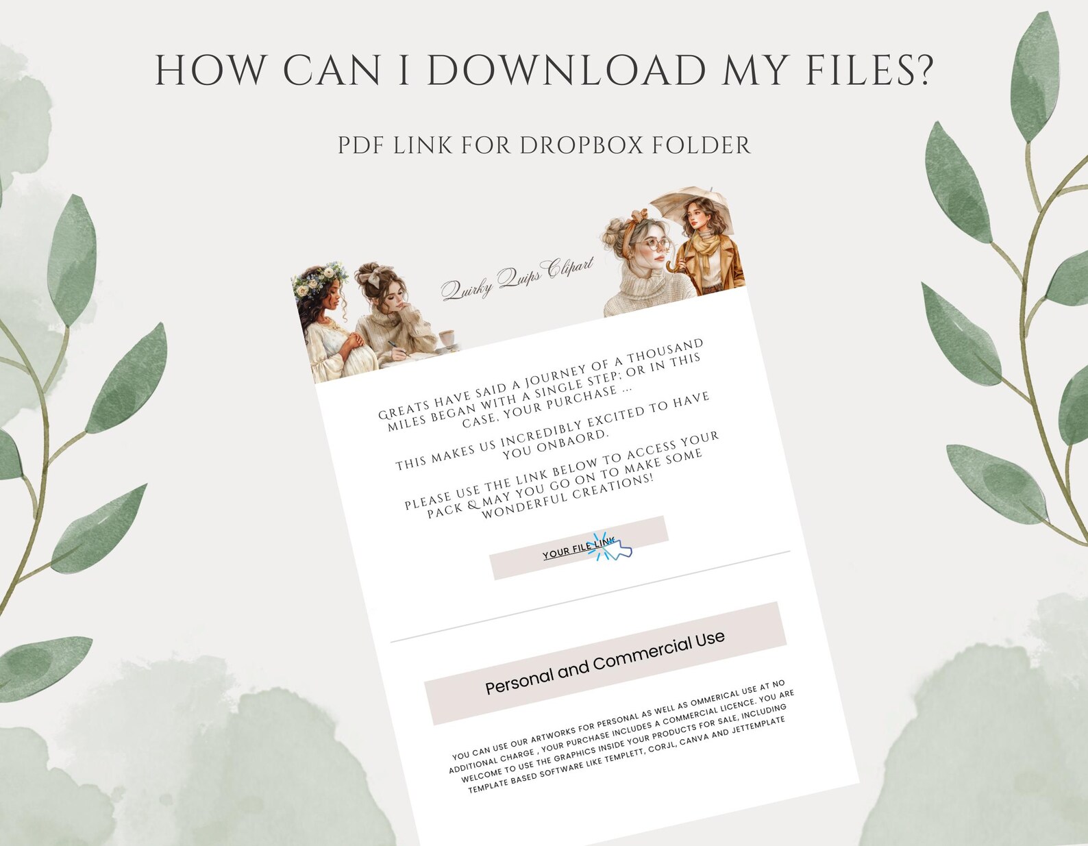 Ivory Autumn Clipart Bundle, Watercolor Cozy Autumn, Cottagecore Pngs ...