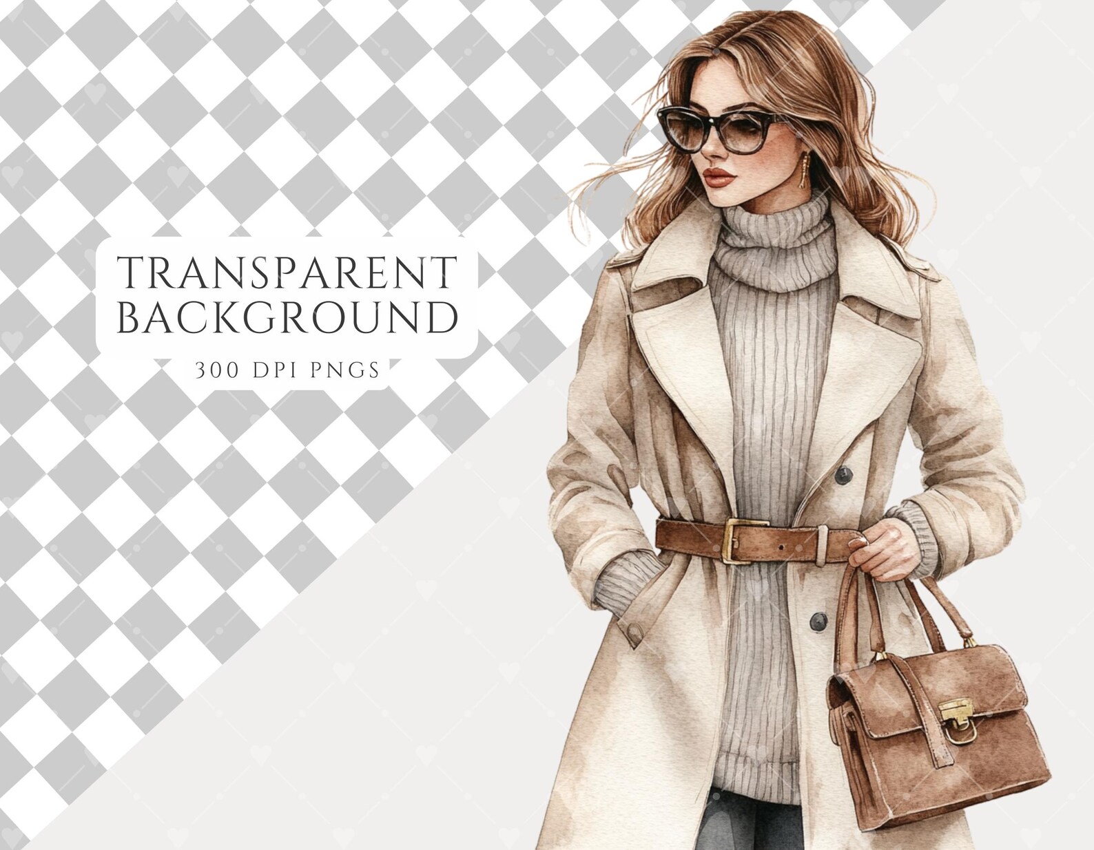 Ivory Autumn Clipart Bundle, Watercolor Cozy Autumn, Cottagecore Pngs ...