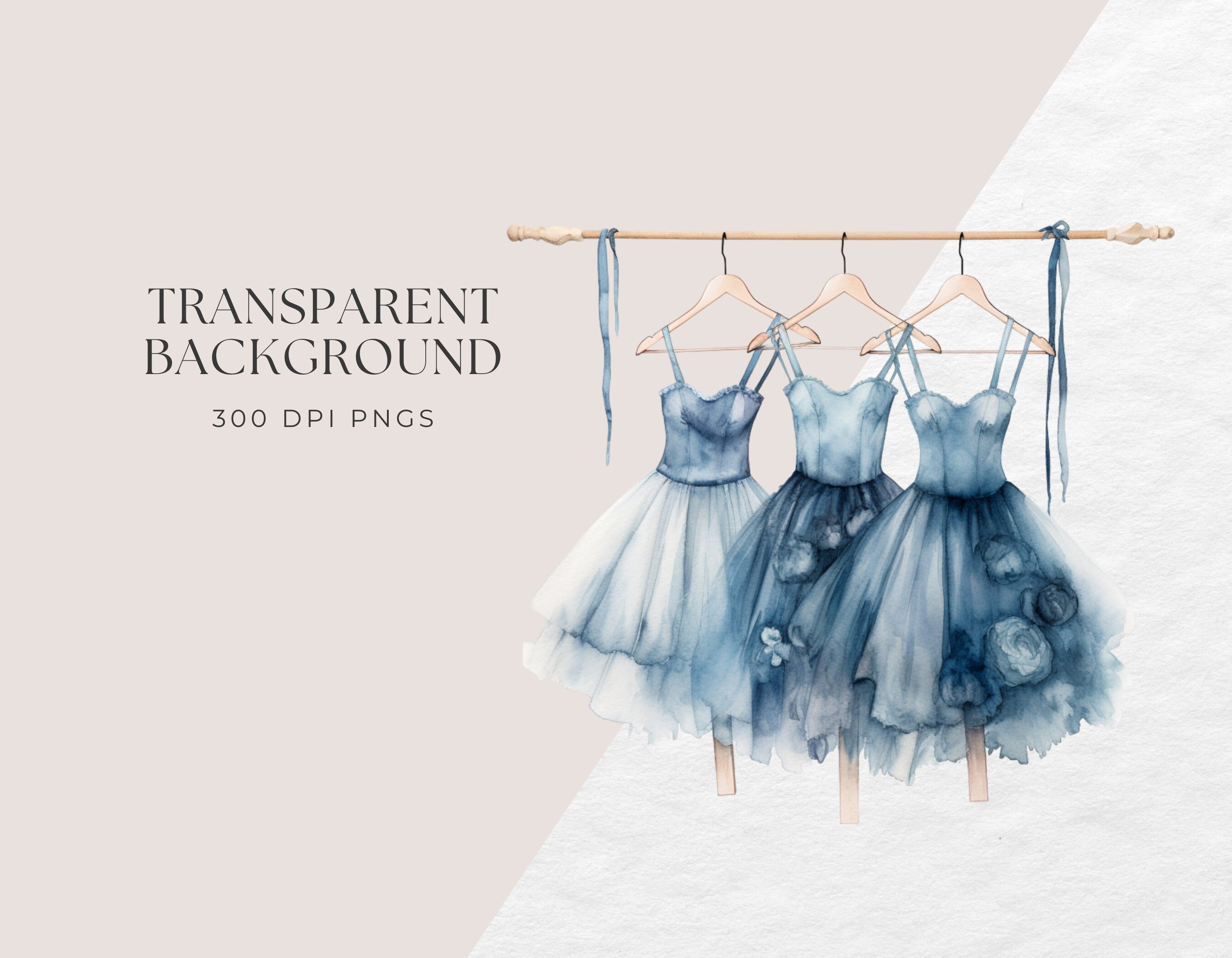 Blue Ballerina Watercolor Clipart, Swan Lake Clipart, Ballerina PNG ...