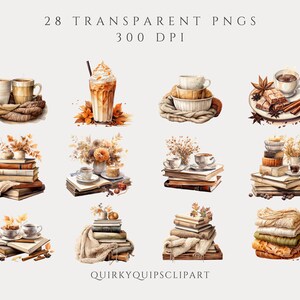 Autumn Sweaters Clipart Bundle, Watercolor Cozy Autumn Clipart, Fall ...