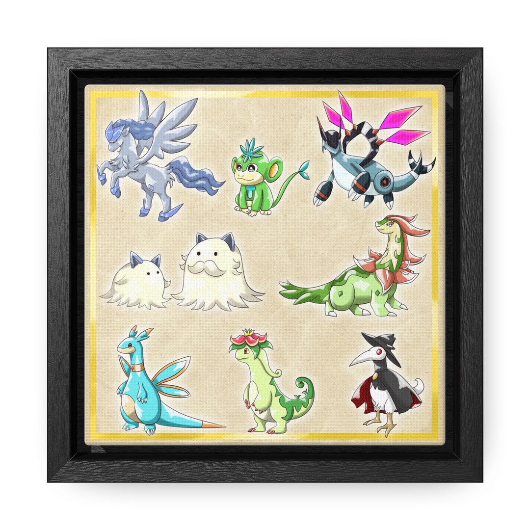 Palworld Art of Pals Hanging Out Gallery Canvas Wraps, Square Frame - Etsy