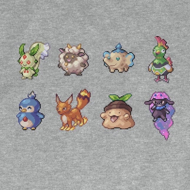 Palworld Pixel Art Sweatshirt Men's Sweatshirt - Etsy