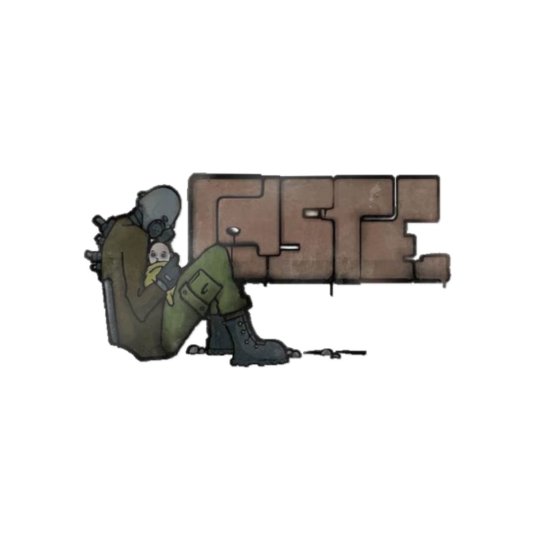 Half Life 2 CASTE Graffiti Decal Sticker Transparent Background Half ...