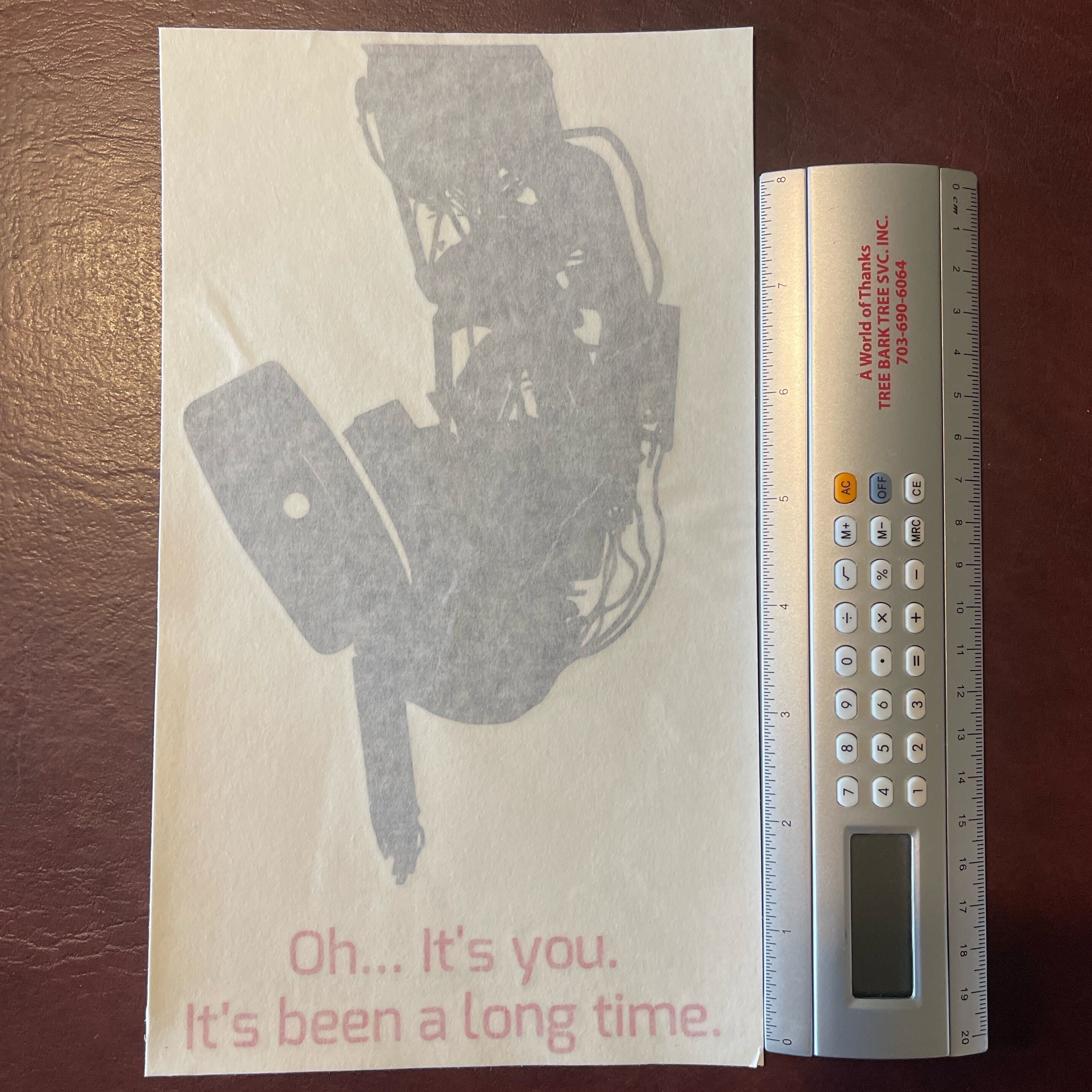 Portal 2 Inspired Damaged Glados Silhouette 'oh Its You.' Quote 9.5 ...