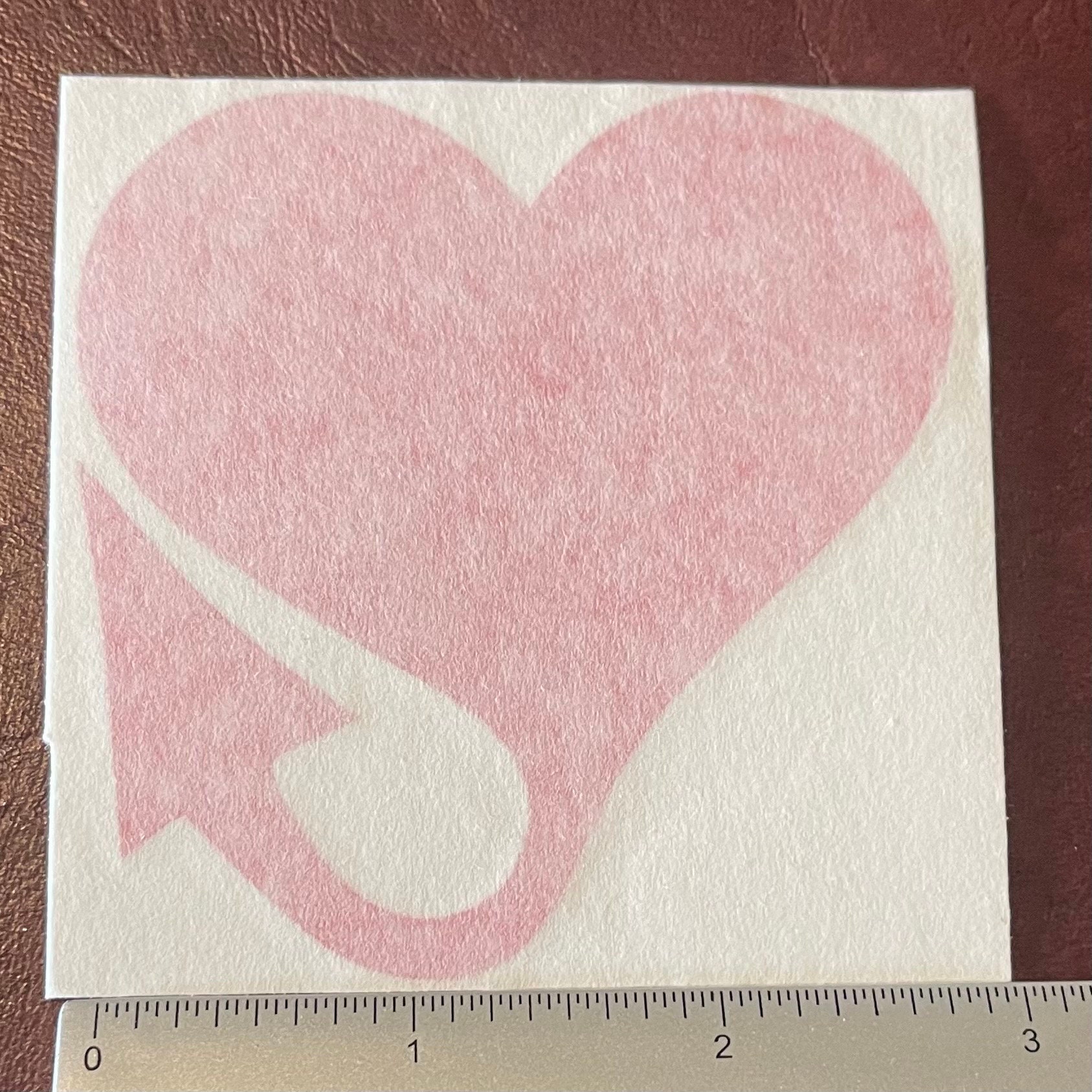 Plymouth Heart Devil Tail Vinyl Car Decal Sticker Red/black/white 3/1.5 ...