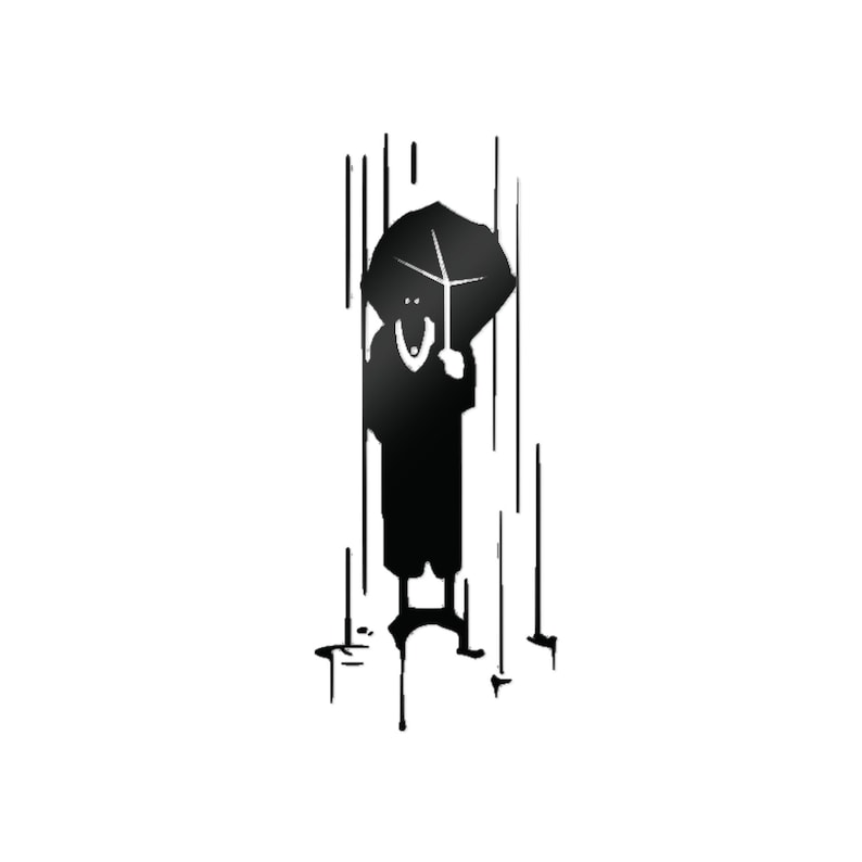 Half-life 2 Interloper ARG Sticker Black Design on Transparent ...