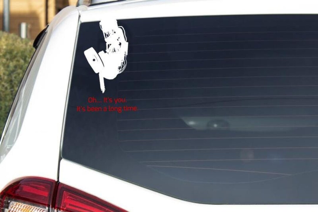 Portal 2 Inspired Damaged Glados Silhouette 'oh… It’s You.' Quote 9.5 ...