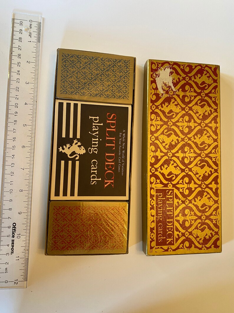 Split Deck Playing Cards - Etsy