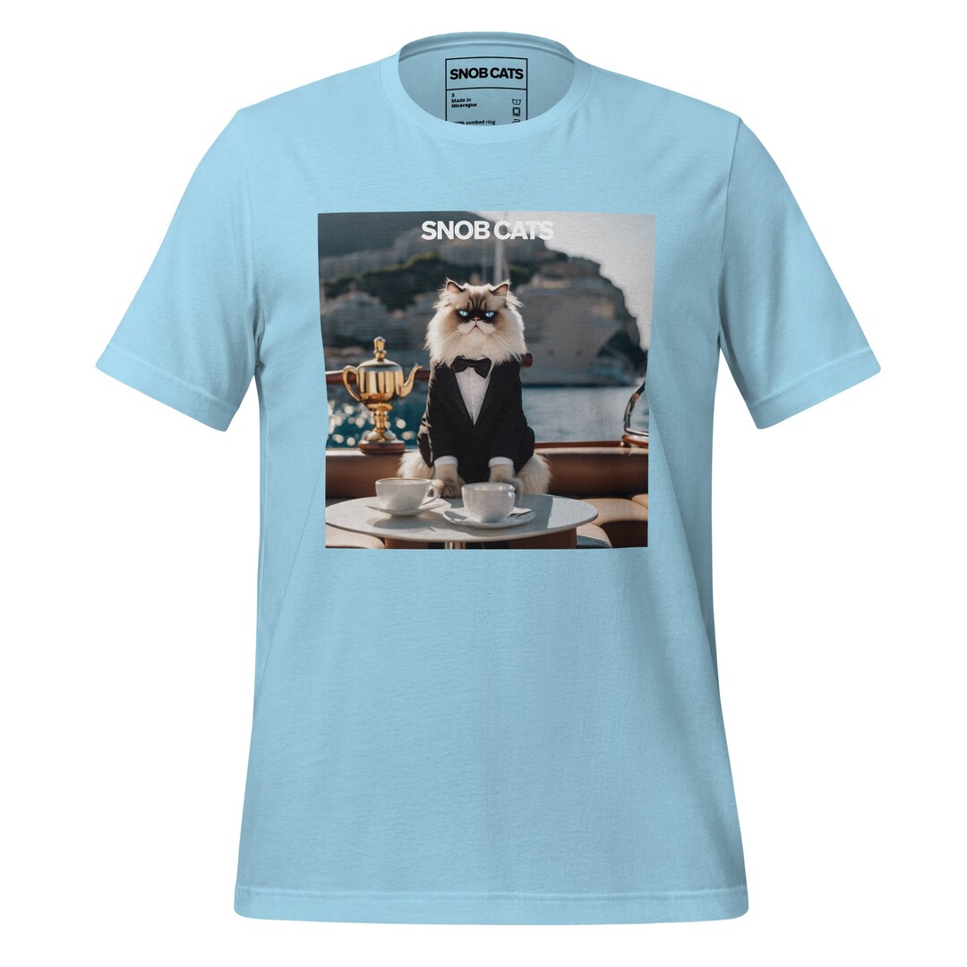 SNOB CATS: Himalayan Cat Yacht 2 Unisex T-shirt / Cat T-shirt / Gift ...