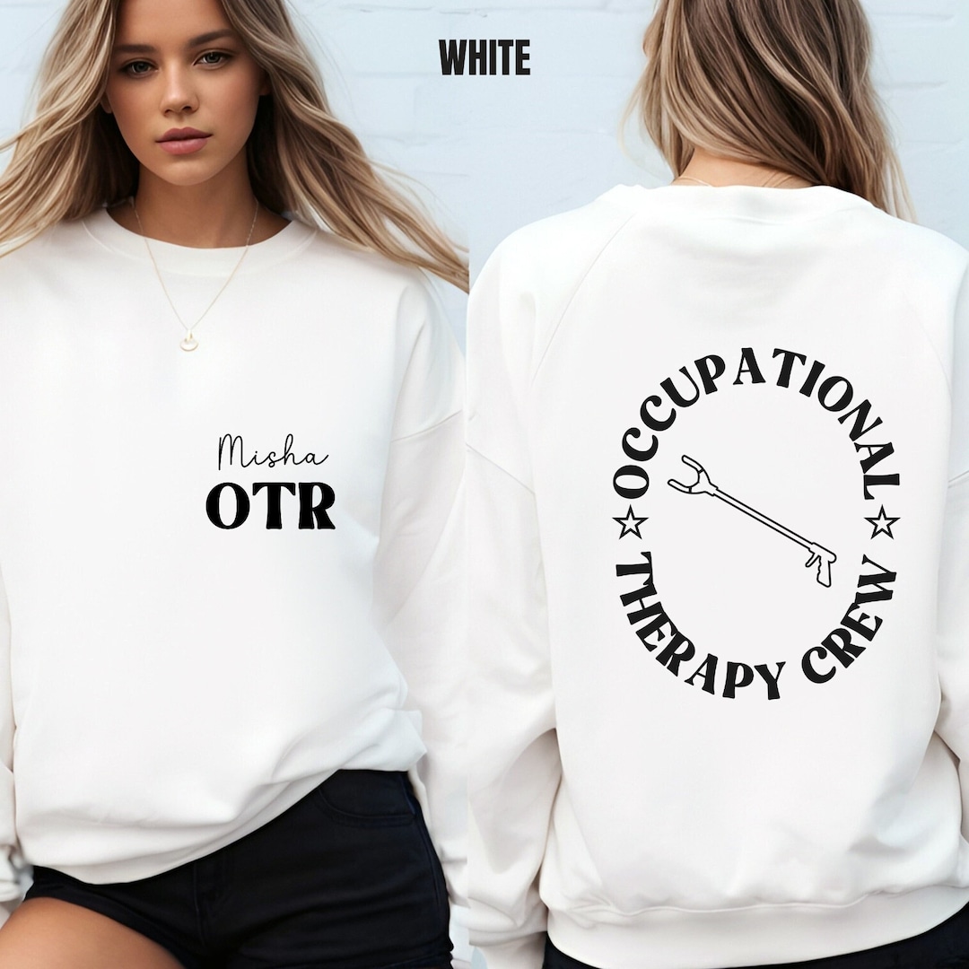 Personalized Occupational Therapy Rehab Crew Sweatshirt, Rehab Team ...