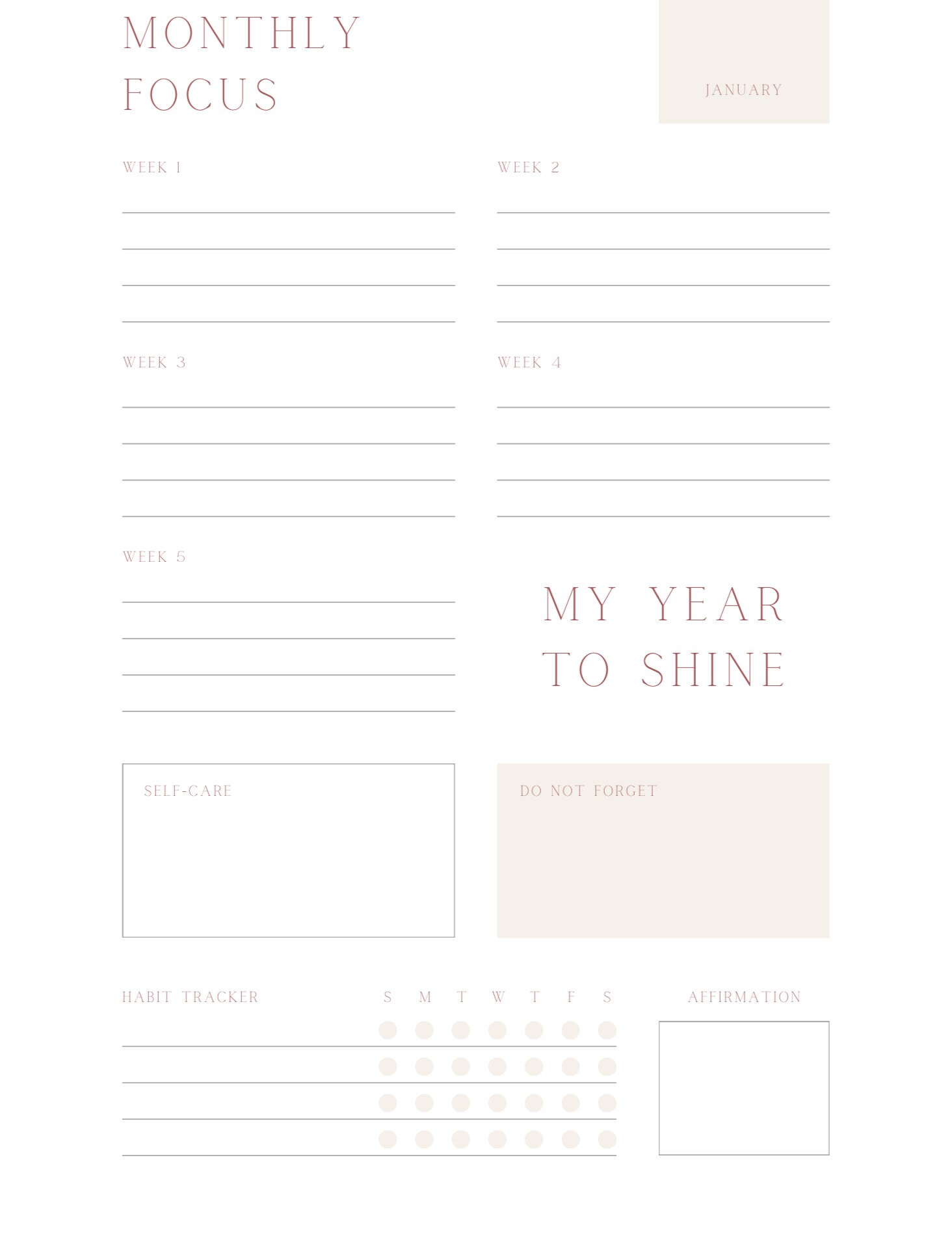 That Girl Digital 2024 Monthly Planner - Etsy