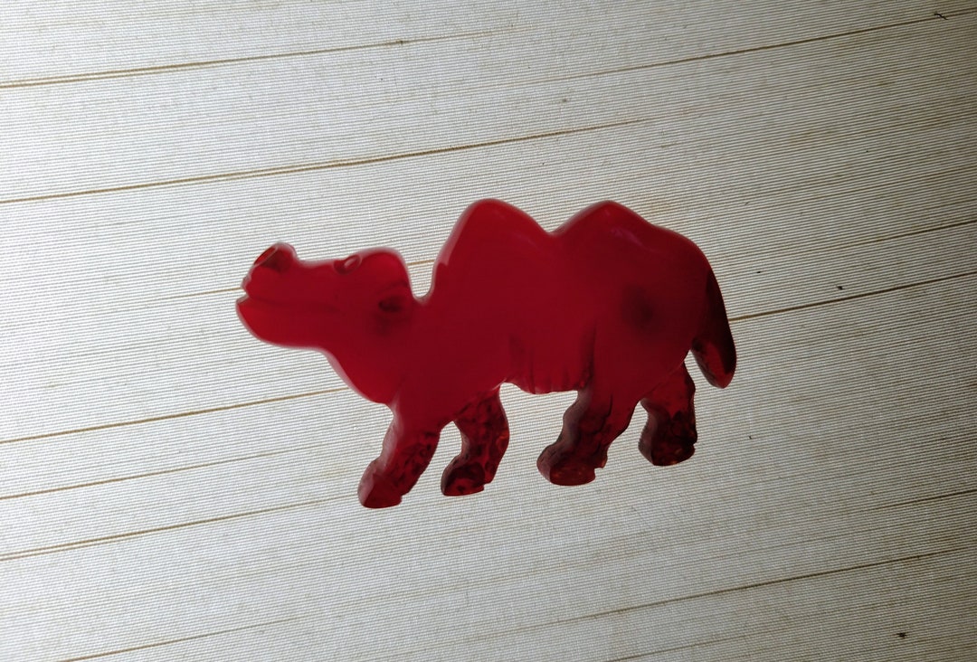 Iridescent Bakelite Camel Pin - Etsy