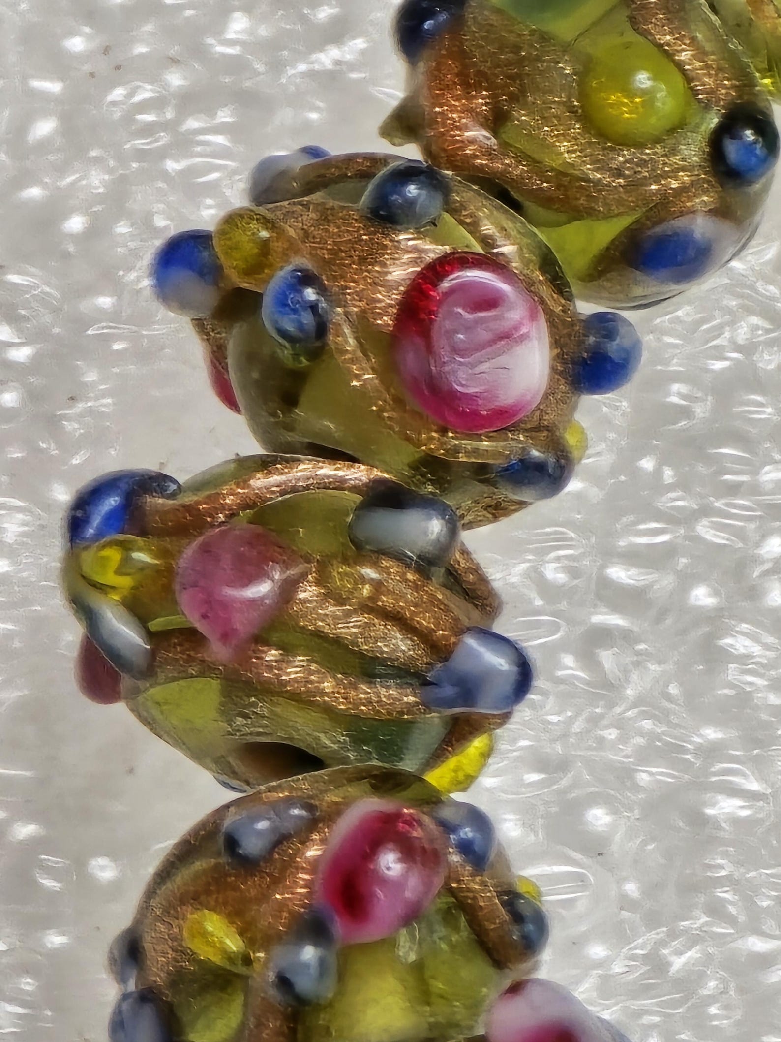 Vintage Wedding Cake Glass Beads - 20 Beads - Etsy