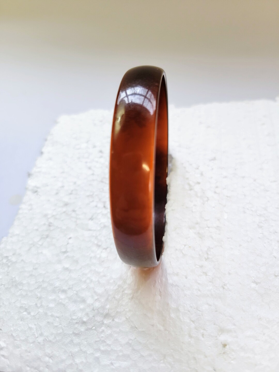 Translucent Root Beer Bakelite Bangle - Etsy