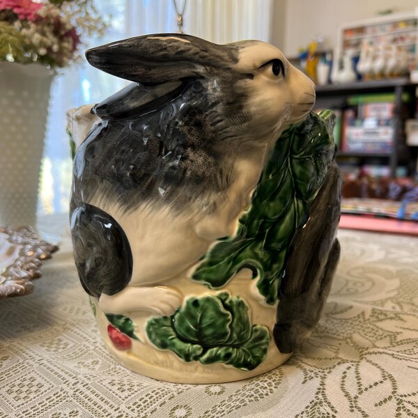 Rabbit Planter - Etsy
