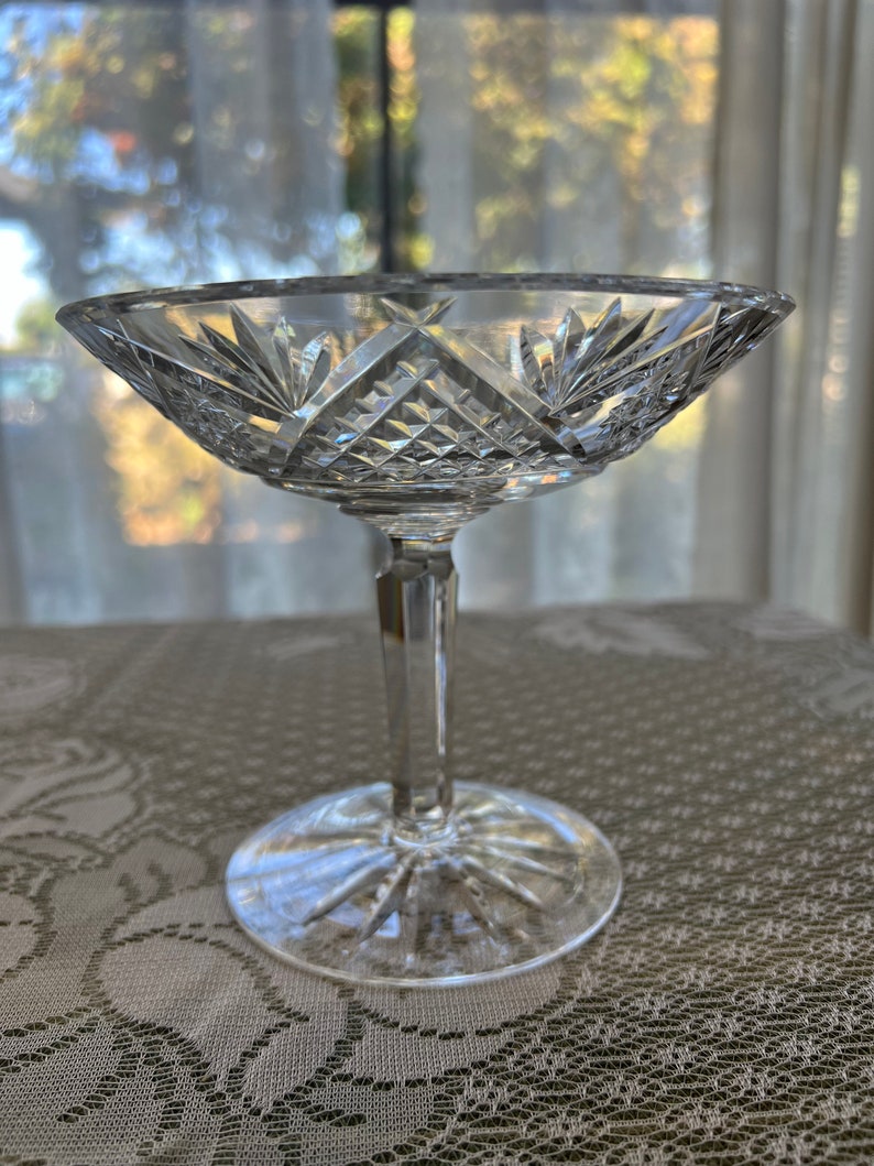 Waterford Crystal Footed Compote Vintage Tableware - Etsy