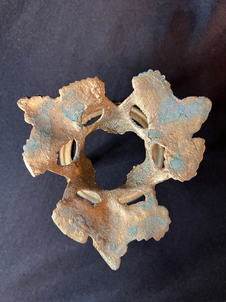 Grape Patterned Vintage Brass Stand - Etsy