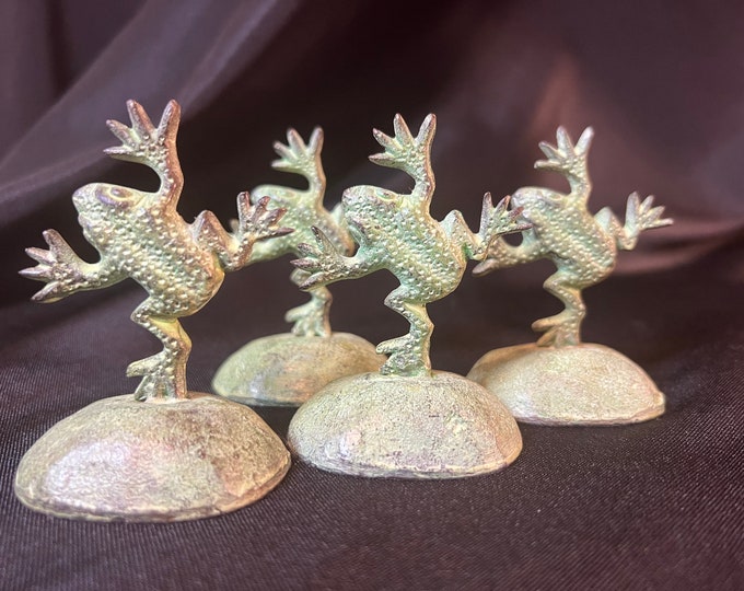 Frog Place Card or Photo Holders Set of 4 - Etsy