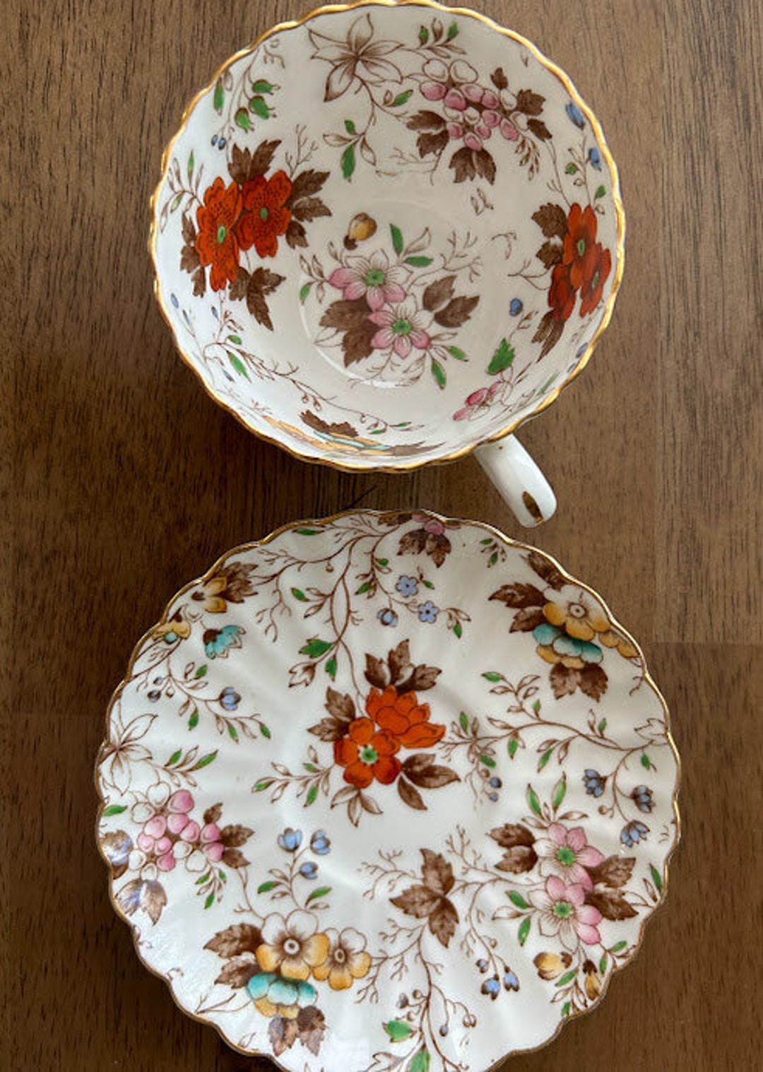 1930s Antique Radfords Bone China Tea Cup and Saucer - Etsy