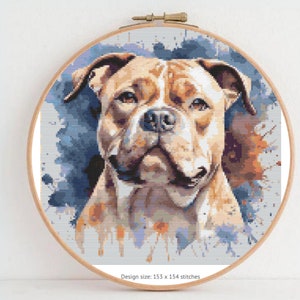 Dog Cross Stitch Pattern Dog Cross Stitch Cross Stitch Pattern simple ...
