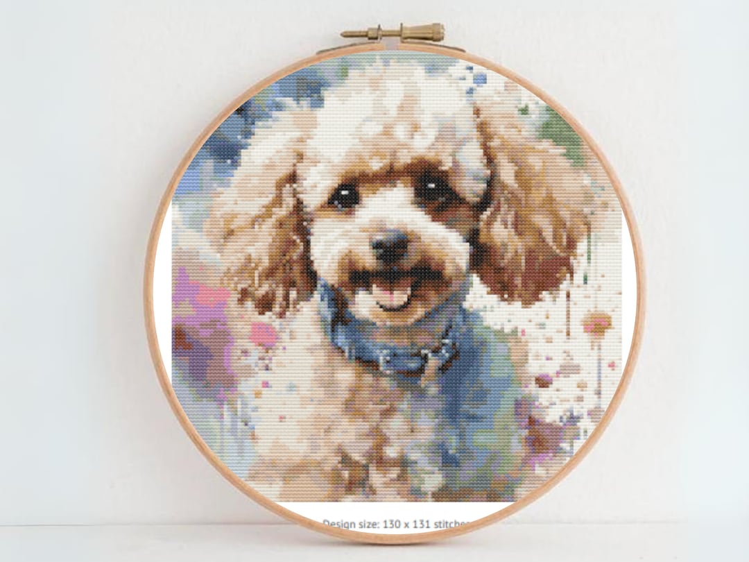 Dog Cross Stitch Pattern Dog Cross Stitch Cross Stitch Pattern simple ...