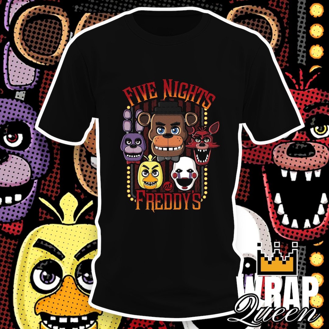 FNAF Five Nights Tshirt Limited Edition Gaming Christmas Gift - Etsy