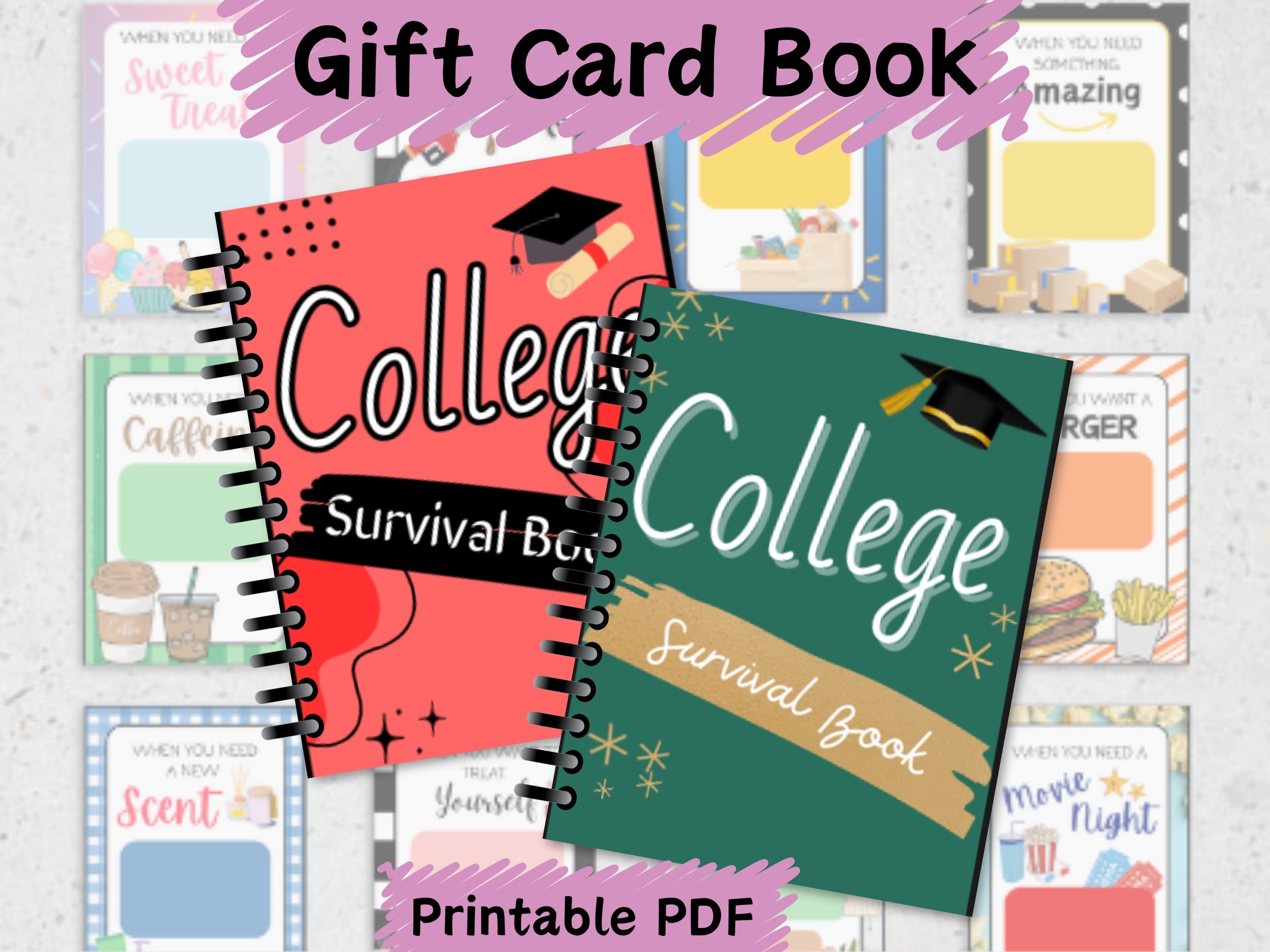 College Gift Card Book, College Survival Guide, High School Graduation ...