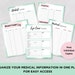 Medical Binder Printable, Chronic Illness Medical Planner, Fillable PDF ...