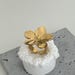 18k Gold Plated Chunky Flower Ring Gold Flower Chunky Ring Non Tarnish ...