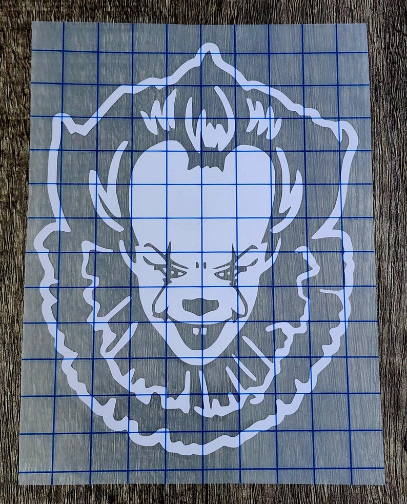 Vinyl Decal Window Decal Horror Decal Killer Clown Pennywise It Scary ...