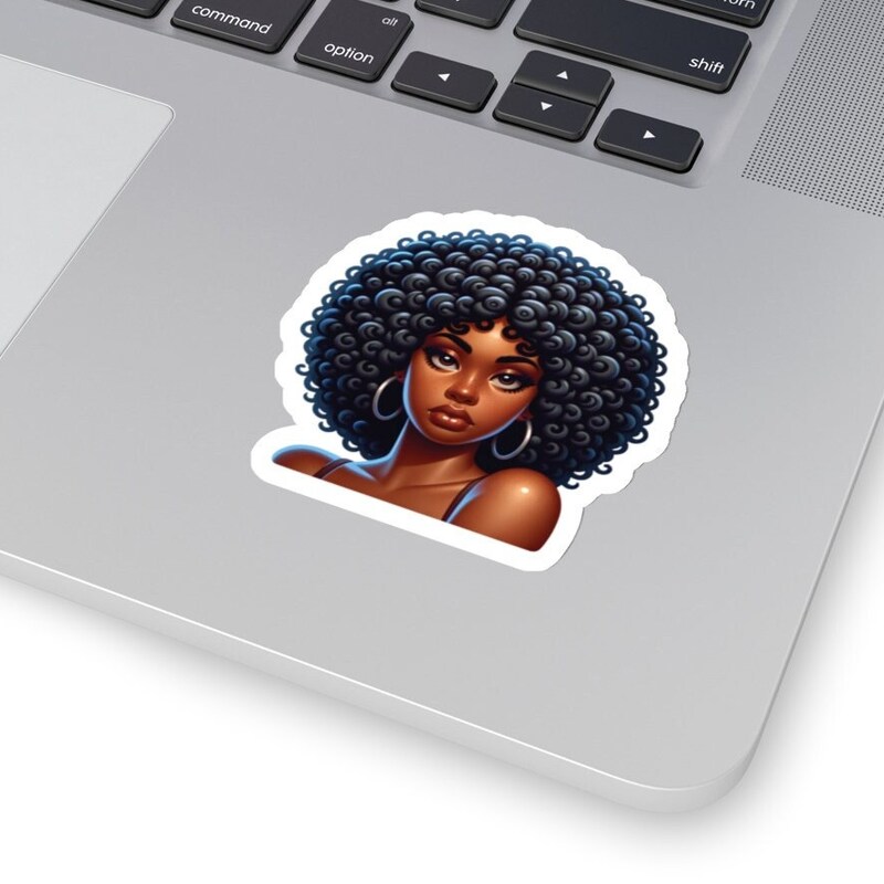 Afro Decal - Etsy