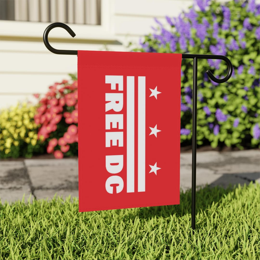 DC Statehood Now Garden Banner | Washington DC Political Yard Art - Etsy