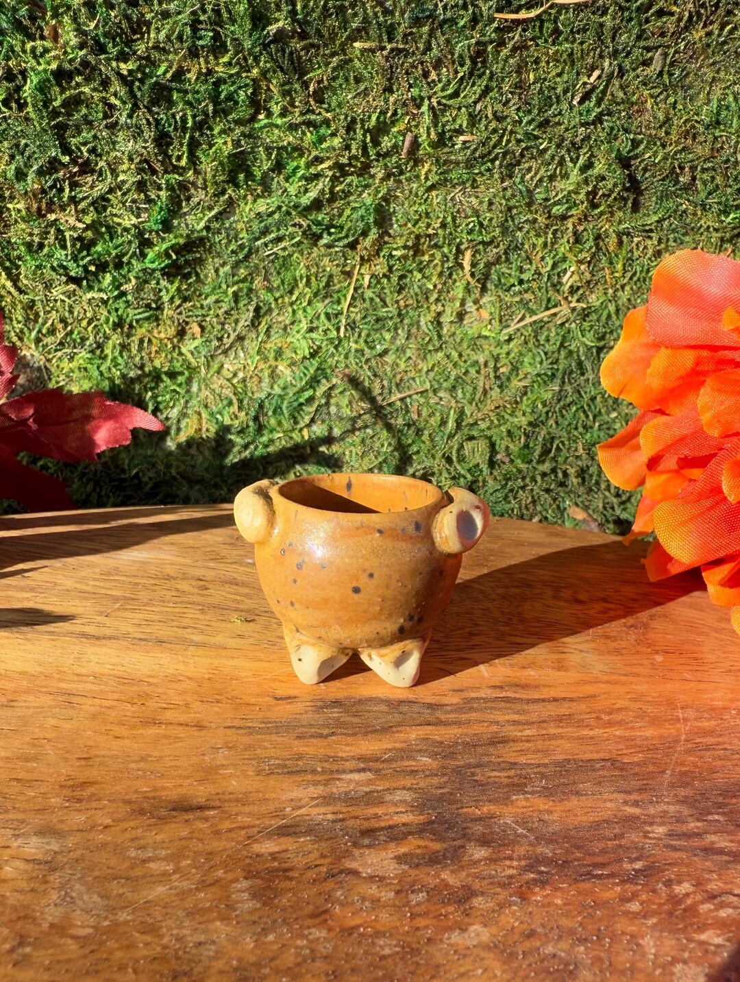 Mini Cauldron Trinket - Golden Orange - Etsy