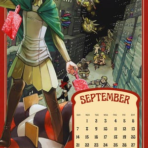 Anime Calendar 2025 Delicious in Dungeon Inspired Digital,printable PDF ...