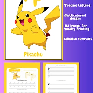 Coloring and All in One Activity Book Pokemon Inspired - Etsy