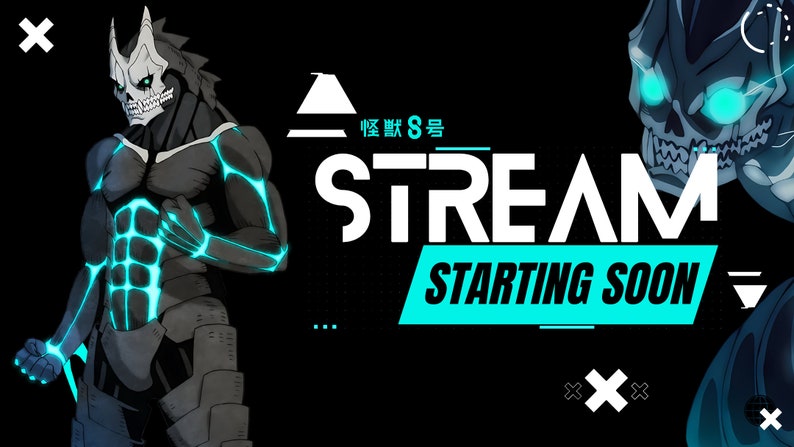 Twitch Animated Overlays Kaiju No.8 Inspired Mp4/webm Files - Etsy