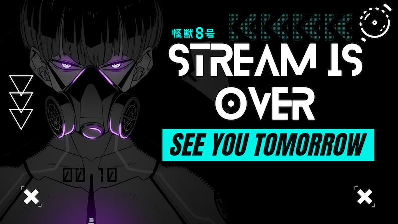 Twitch Animated Overlays Kaiju No.8 Inspired Mp4/webm Files - Etsy