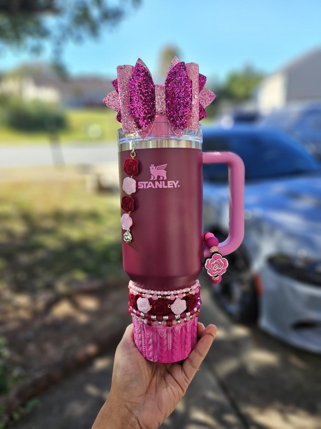 Rose Bouquet Stanley Accessories Bundle - Etsy