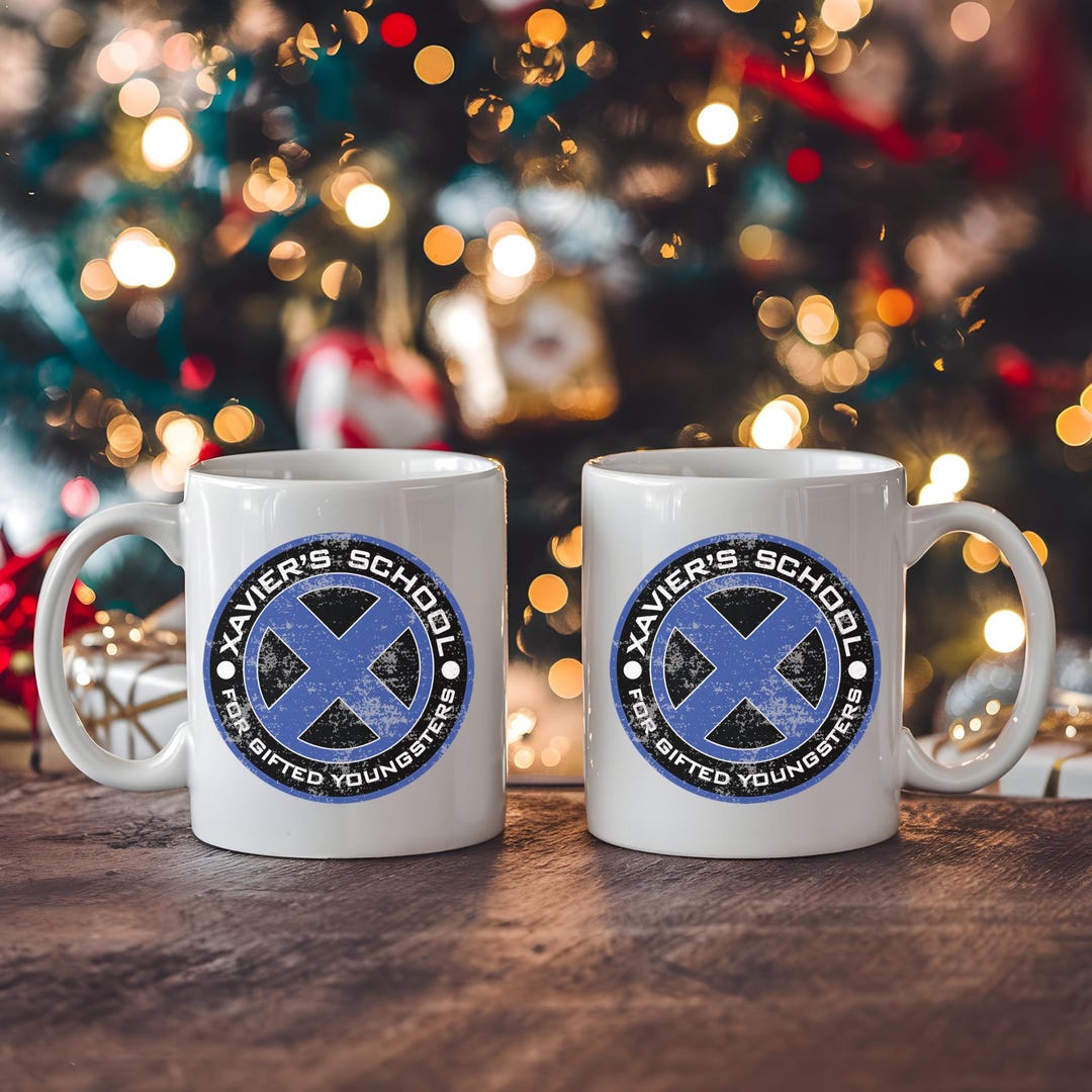 Xaviers School for Gifted Youngsters Ceramic Mug Xmen X-men Gambit ...