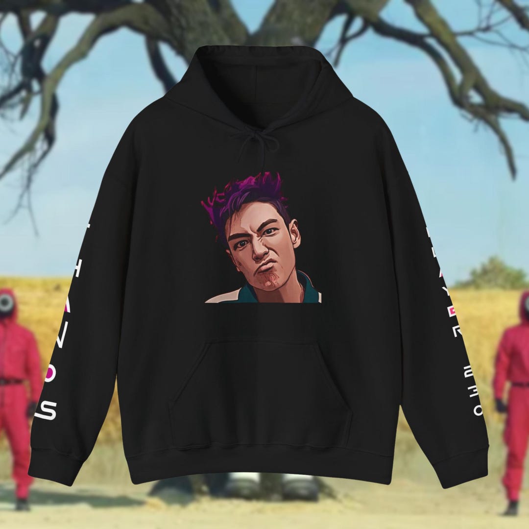 Thanos the Rapper Choi Seung-hyun Player 230 T.O.P Hooded Sweatshirt ...