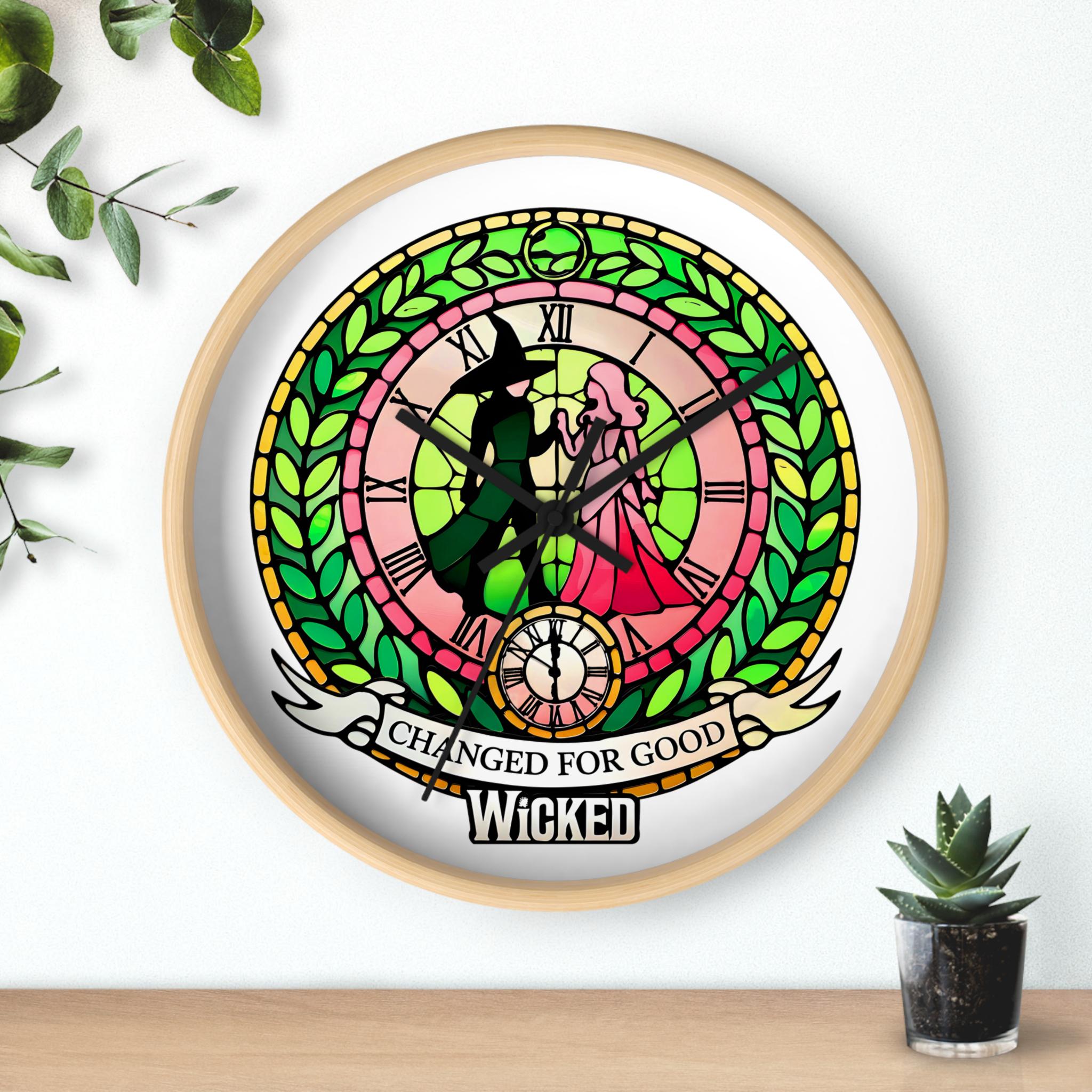 Wicked Wall Clock Defying Gravity Wicked Movie Fan Gift Broadway Gift ...