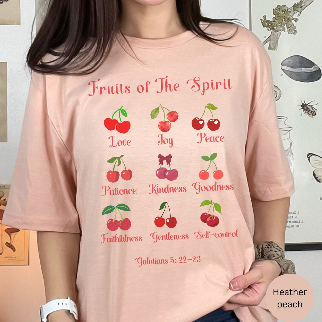 Fruits of the Spirit Shirt, Galatians Shirt, Spirit Lead Me, Bible ...