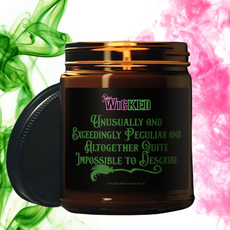 Wicked Movie Candle Elphaba Broadway Musical Gift Theater Lover Gift ...