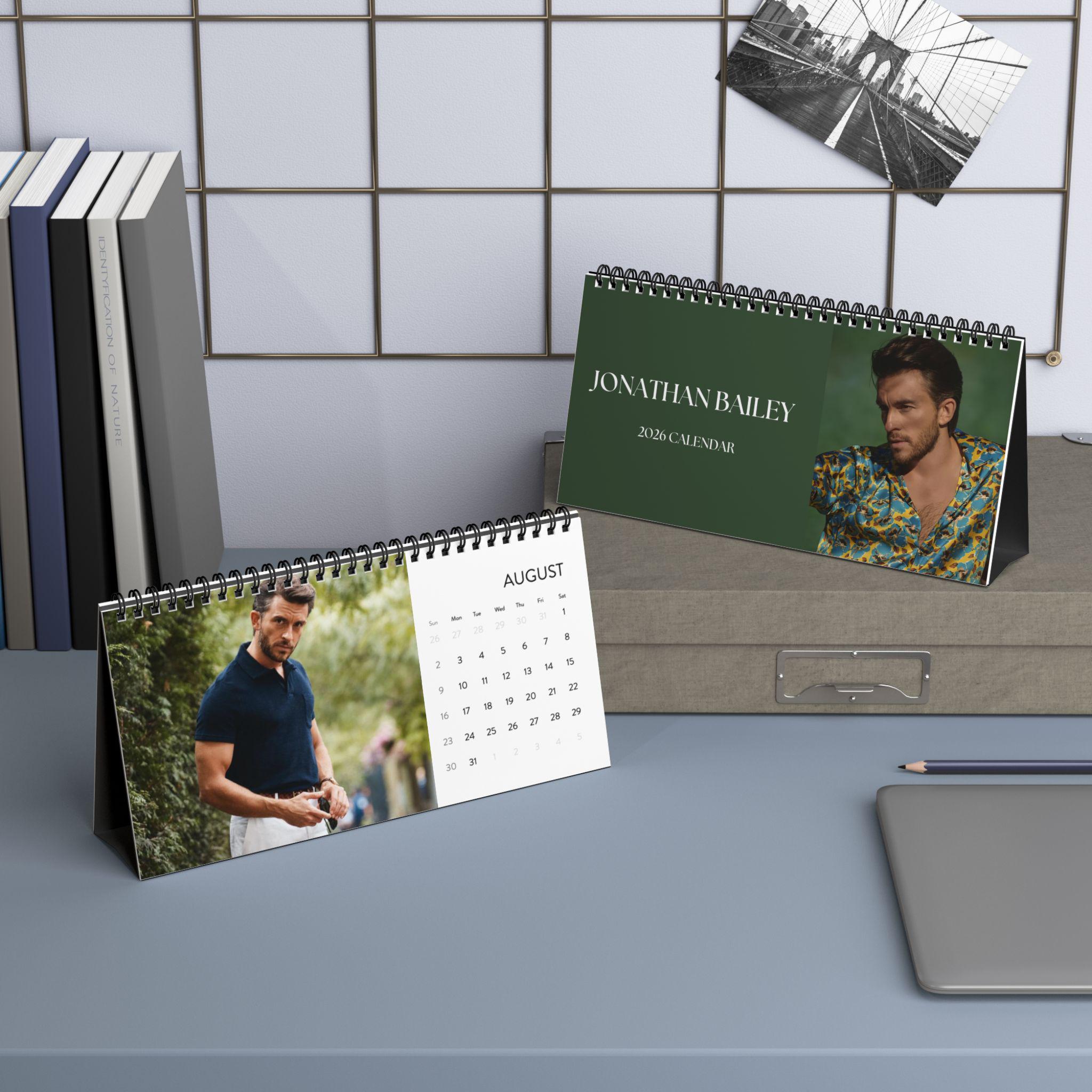 Jonathan Bailey 2026 Desk Calendar Bridgerton Anthony Calendar Kate ...