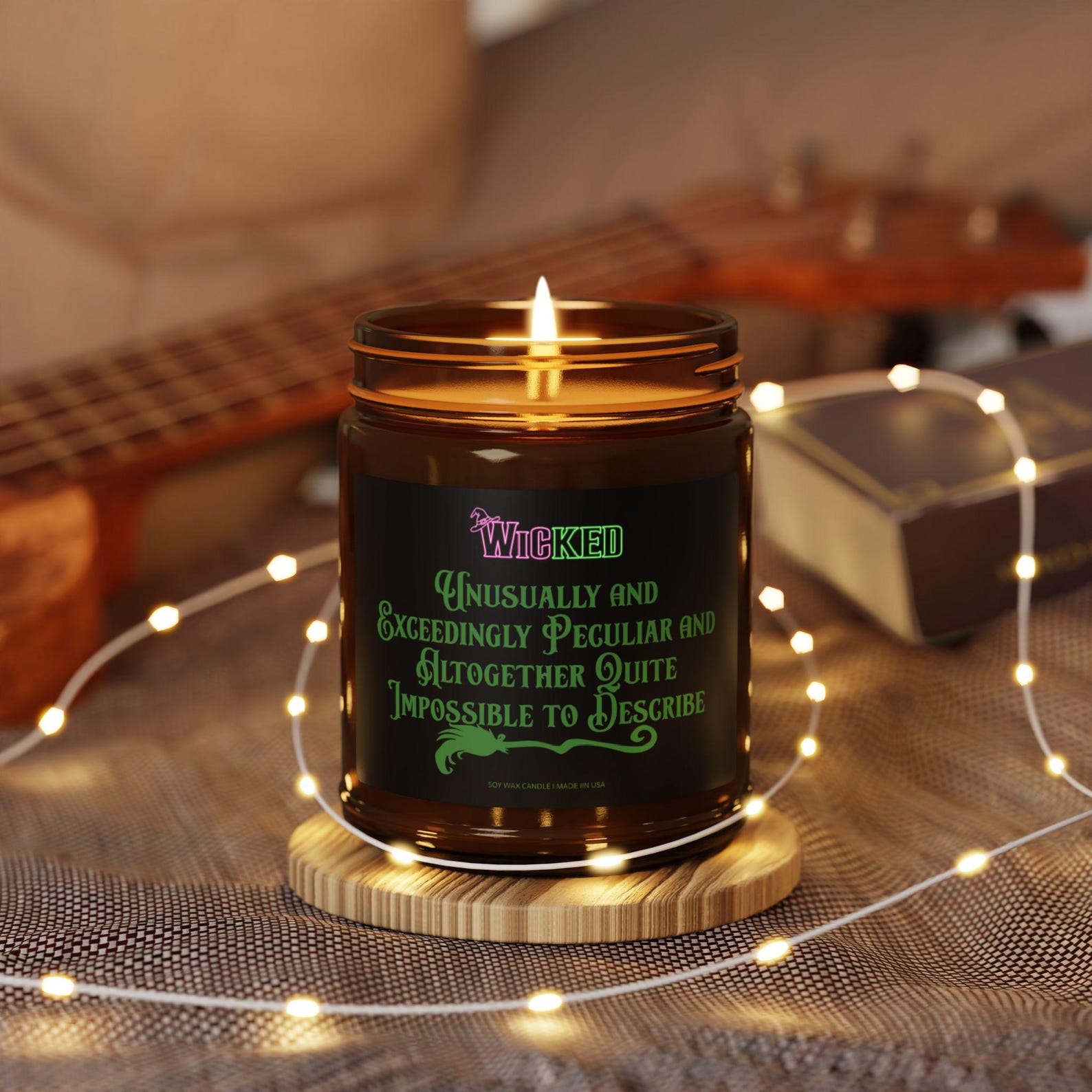 Wicked Movie Candle Elphaba Broadway Musical Gift Theater Lover Gift ...