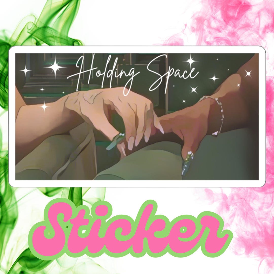 Wicked Holding Space Sticker Ariana Cynthia Finger Defying Gravity Funny Meme Wicked Movie Gift ...