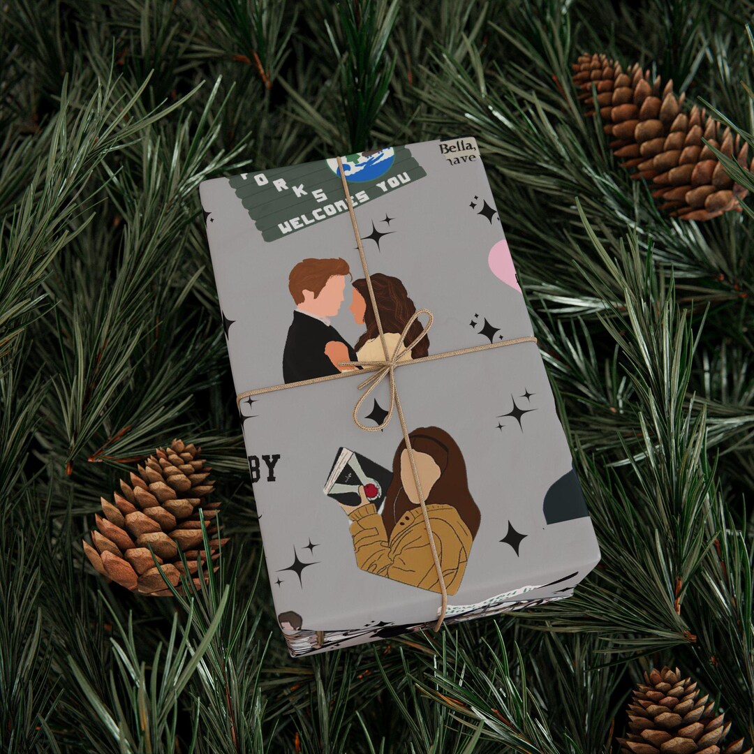 Twilight Wrapping Paper Hoa Hoa Hoa Edward Cullen Christmas Twilight ...